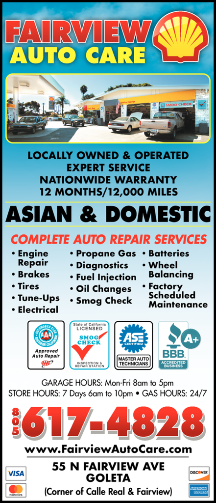 Fairview Shell Auto Care - Goleta, CA | SantaBarbaraYP